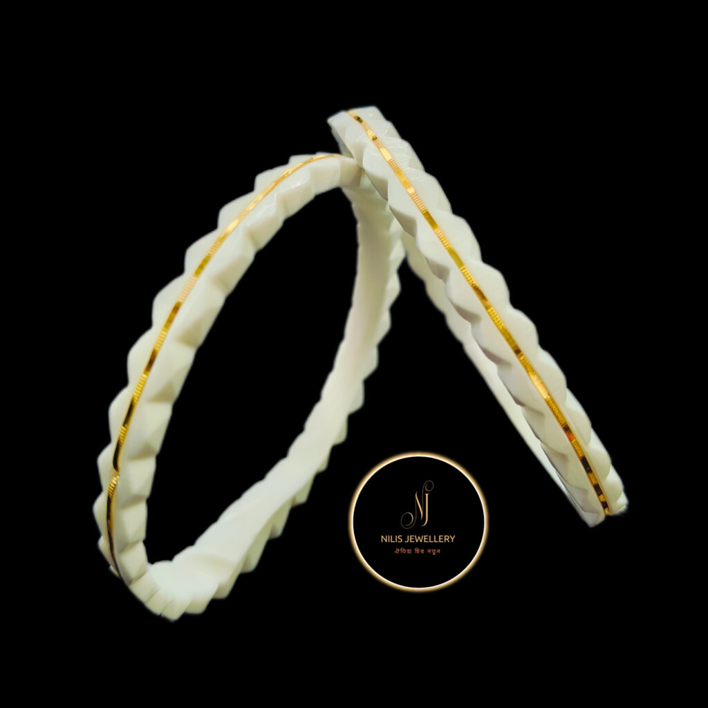 Original Sankha – Exclusive Design with Gold Plating - Nilis Jewellery